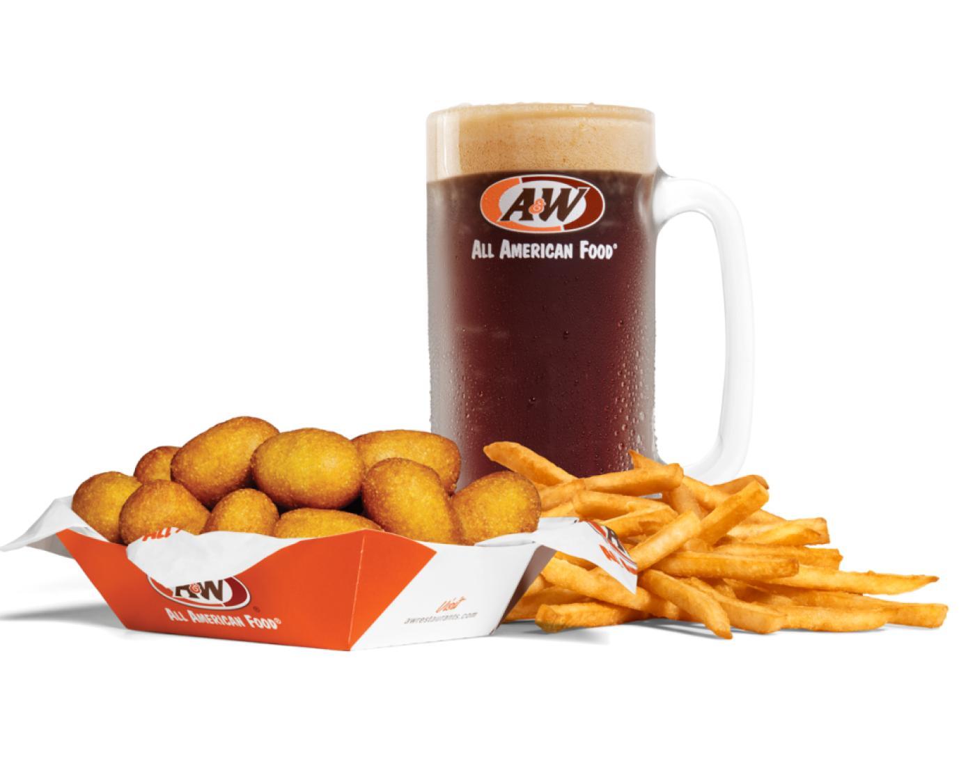 A&W Restaurants - 10pc. Corn Dog Nuggets Combo