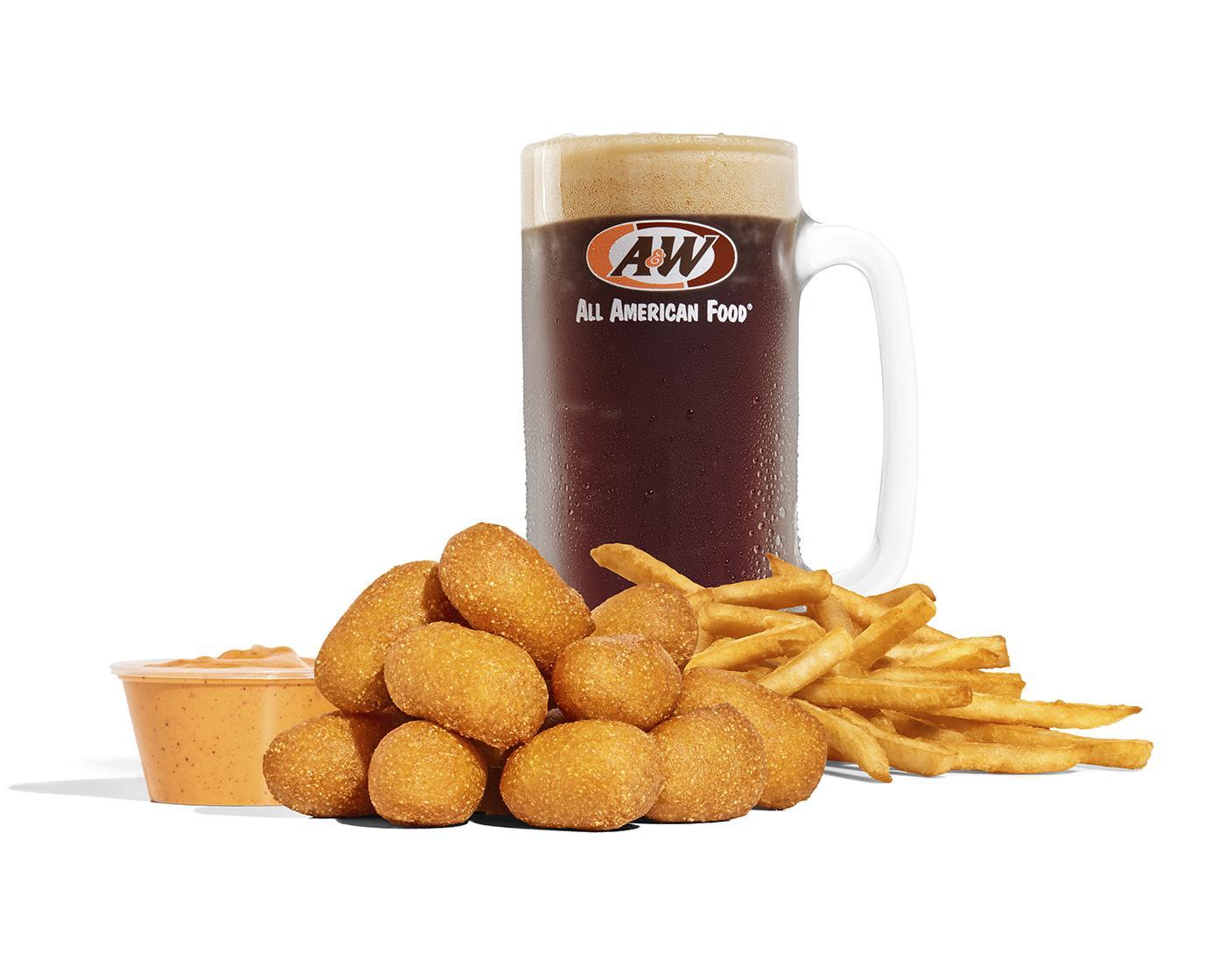 A&W Restaurants - 10pc. Corn Dog Nuggets Combo